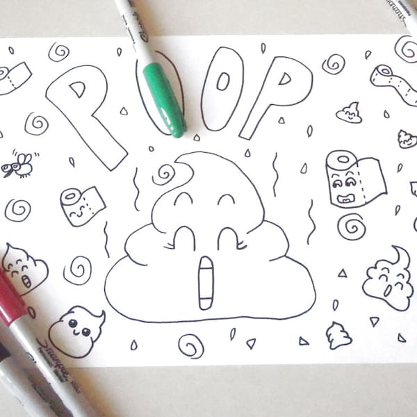 Anime Girl Poop - Etsy