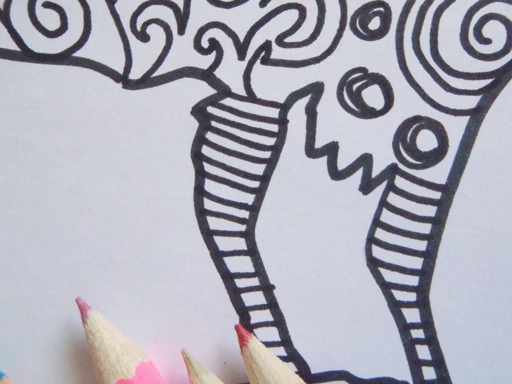 Halloween Raven Coloring Page the Crow Adults Horror Goth Download ...