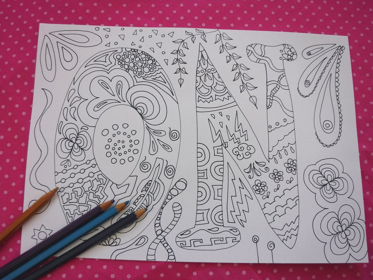 No on Kids Adult Coloring Book Page Instant Download School | Etsy