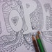 Kids Adult Coloring Book Page Hope Instant Download - Etsy