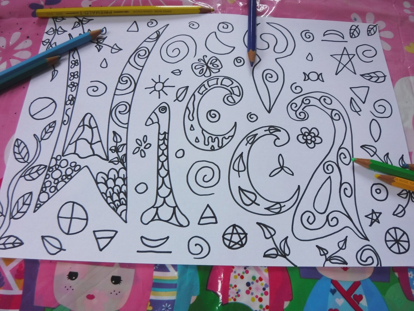 Wicca Coloring Book Adult Wiccan Whimsical - Etsy