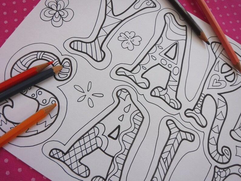 Yard Sale Sign Adult Coloring Garage Sale Moving Sale Board - Etsy