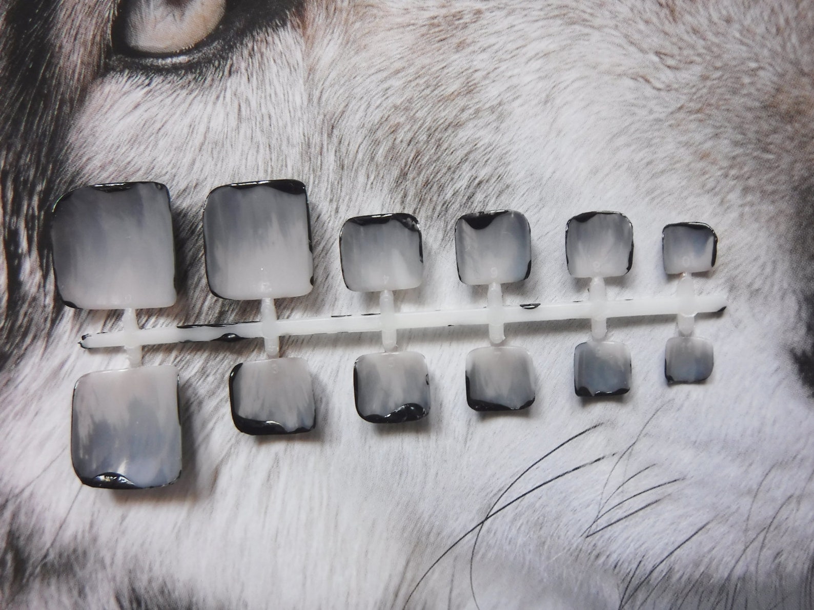 Werewolf Toe Nails Halloween Witch Zombie - Etsy