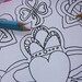 Claddagh Coloring Valentines Day Card Love Gift Engagement - Etsy
