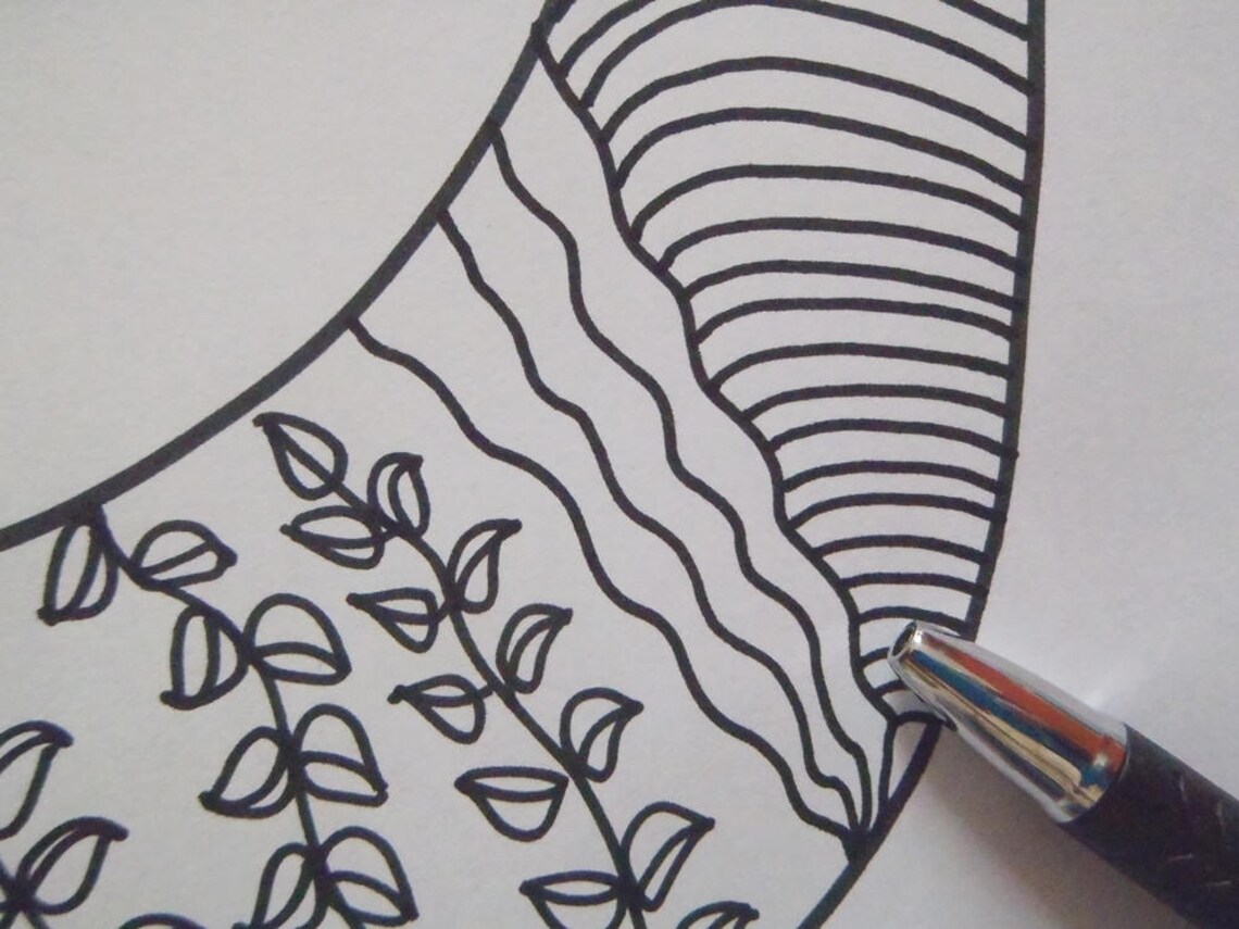 Printable Number 5 Coloring Five Fith Year 5 Birthday - Etsy