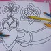 Claddagh Coloring Valentines Day Card Love Gift Engagement - Etsy