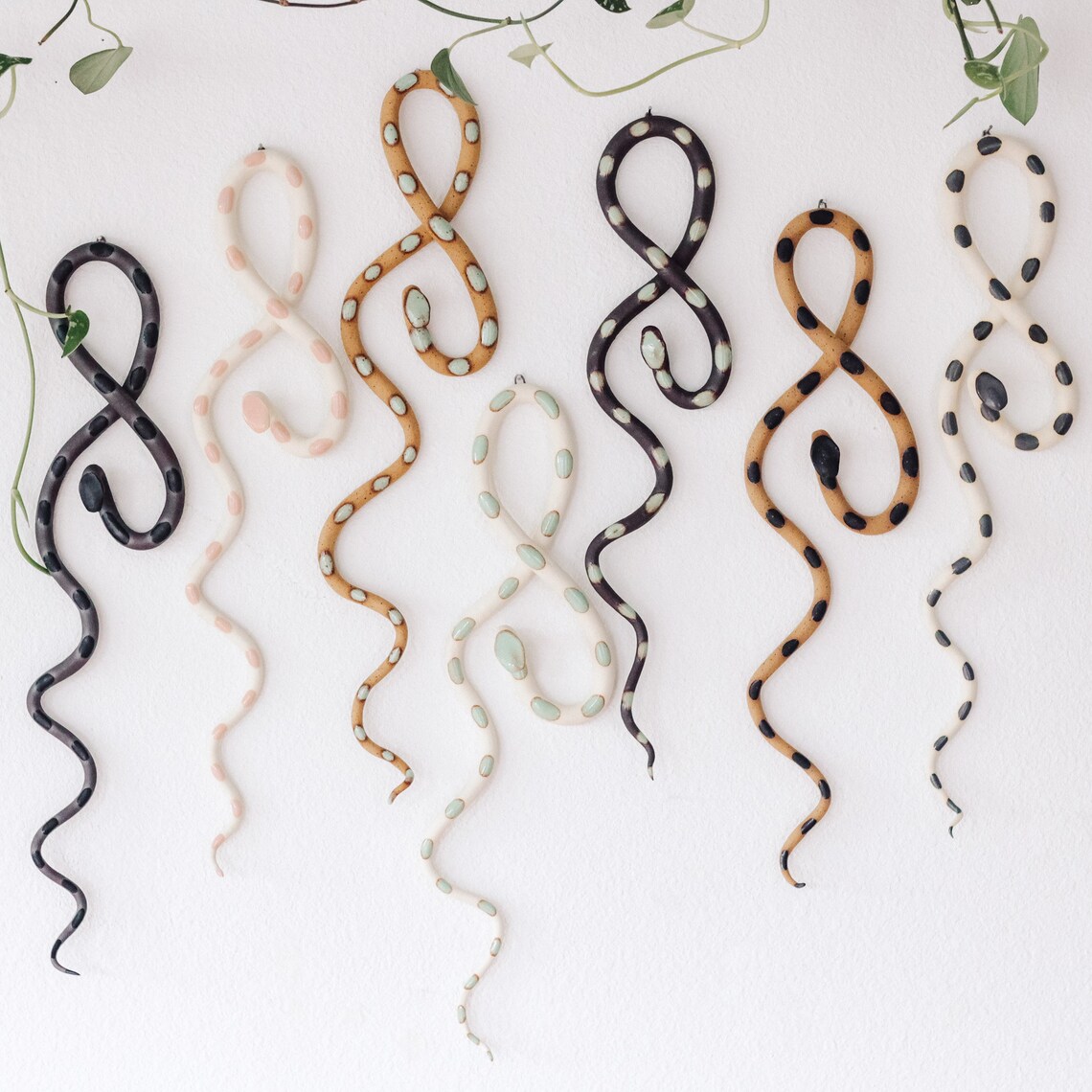 Ceramic Wall Snake by Carter Rose - Etsy