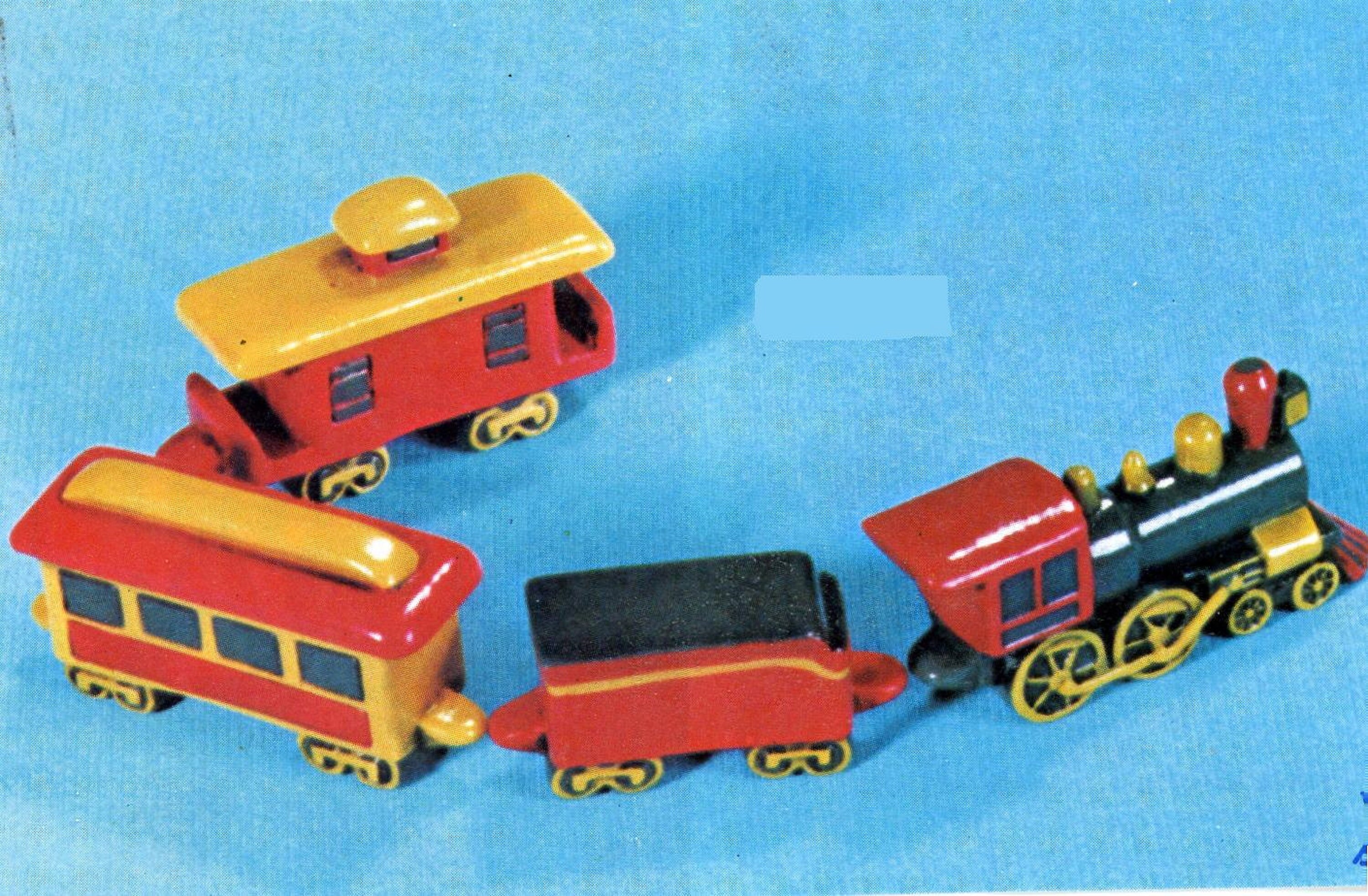 SMALL 4 Piece Ceramic Bisque Train Ready to Paint E276 - Etsy