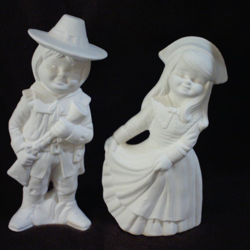 Pilgrim Figurine - Etsy