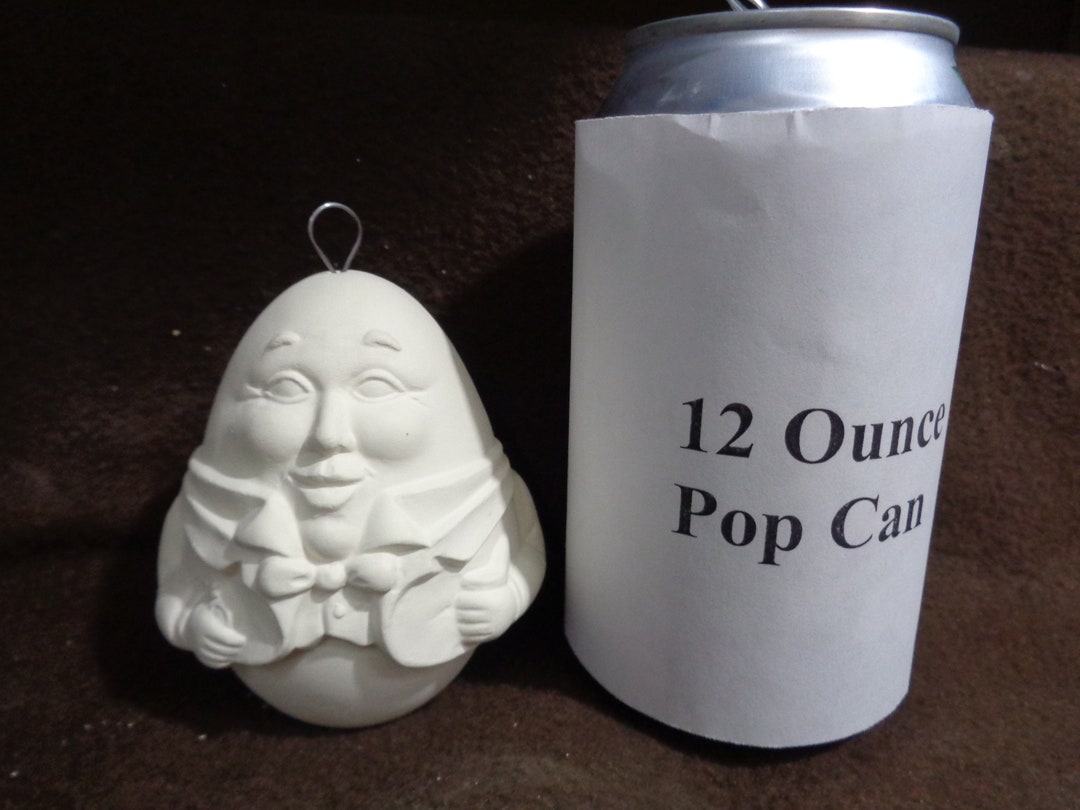 Ceramic Bisque Ornaments Roly Poly Round Humpty Dumpty Ready to Paint ...