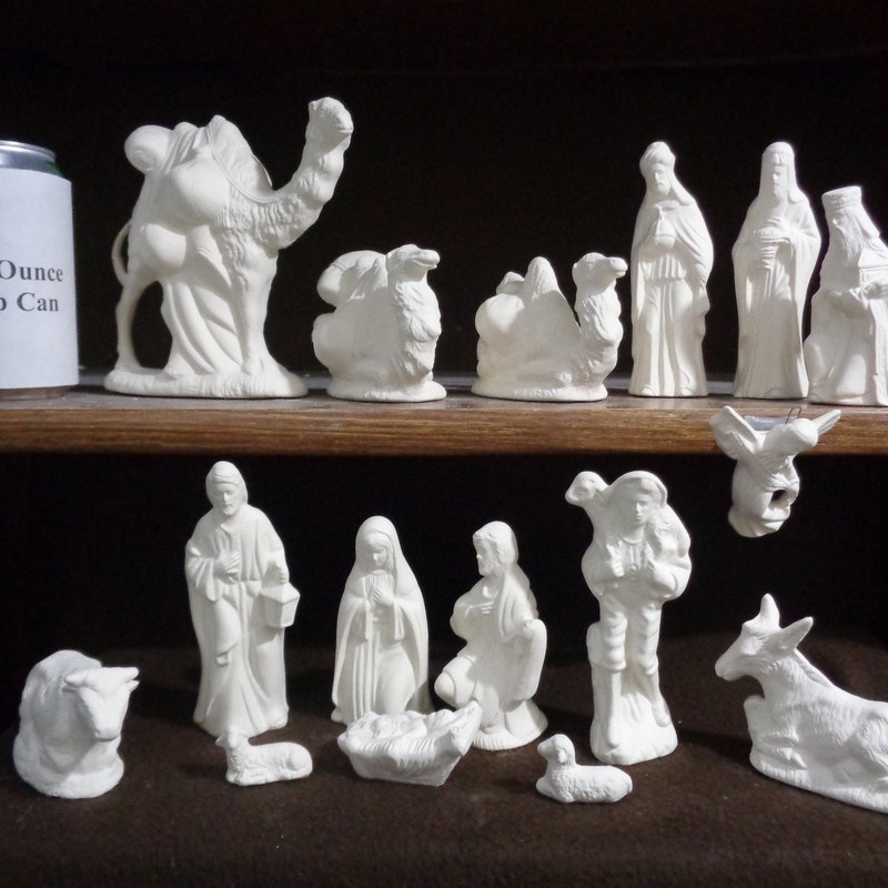 Ceramic Nativity Set - Etsy