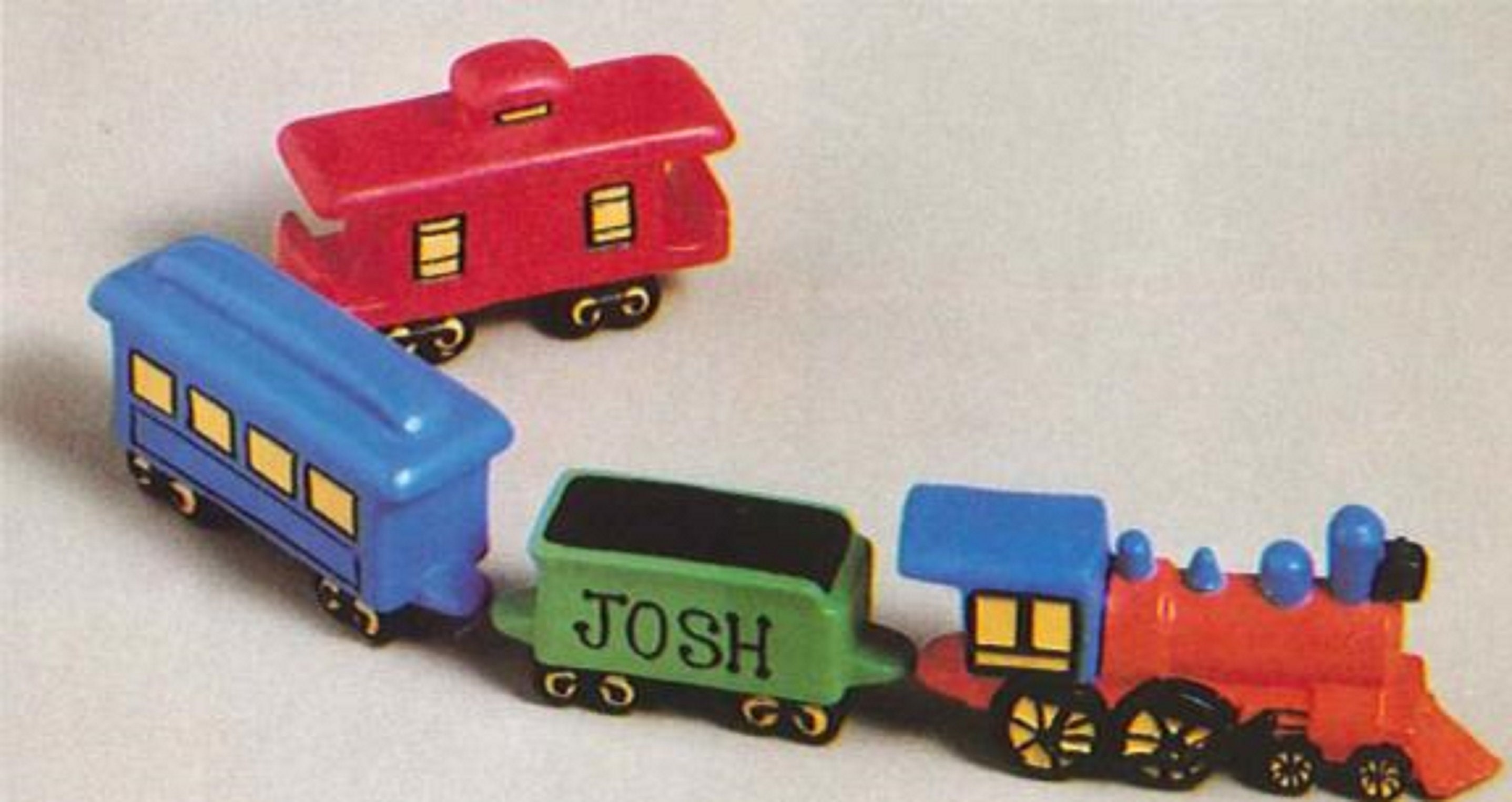 SMALL 4 Piece Ceramic Bisque Train - Ready to Paint - E276 - Etsy