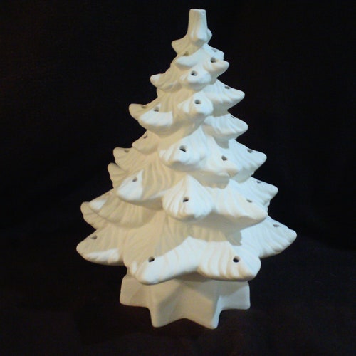 Atlantic A64 Ceramic Christmas Tree With Base Bisque ready | Etsy