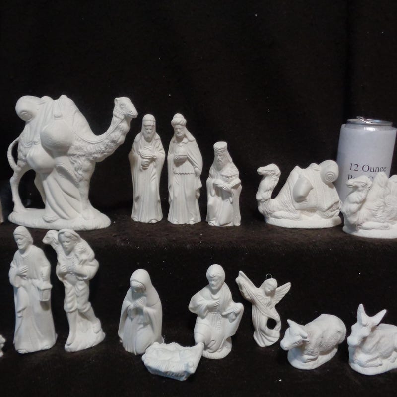 Ceramic Nativity Set - Etsy