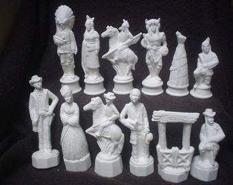 Ceramic Chess Set | Etsy