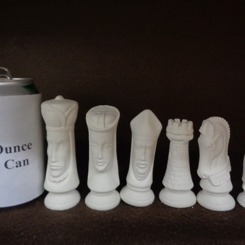 Ceramic Chess Set - Etsy