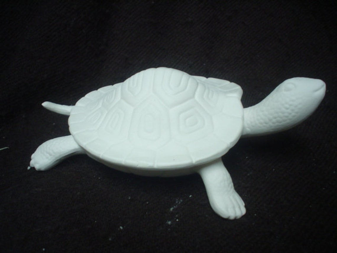 Ceramic Bisque 7 Long 2 Piece Turtle Dish C211 - Etsy