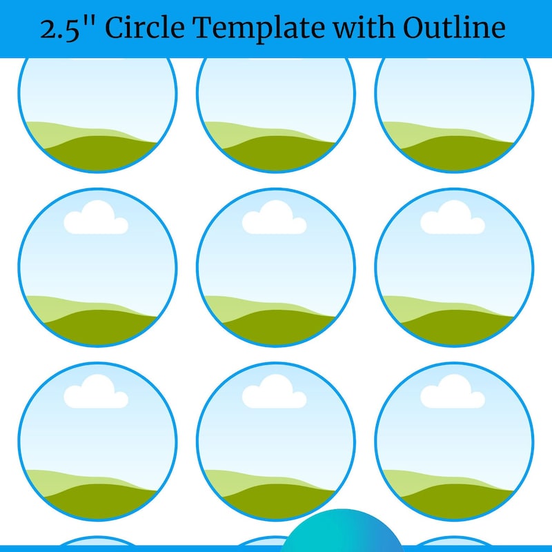 2.5 Round Photo Stickers - Etsy