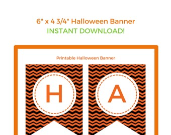 Printable Halloween Banner - Etsy