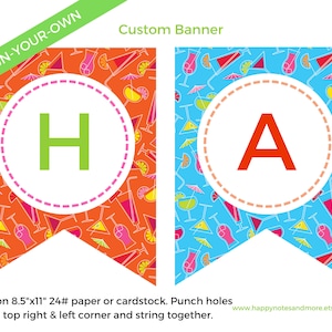 Custom Cocktail Party Banner: Printable DIY Design (PDF) - Etsy