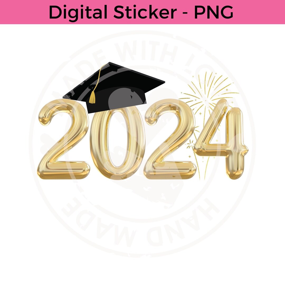2024 2024 PNG Digital Download PNG Files Digital PNG Planner Stickers ...