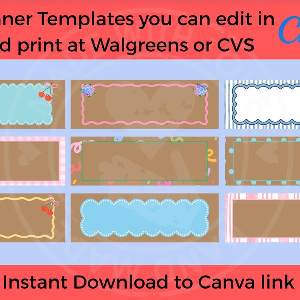 Walgreens Banner - Etsy