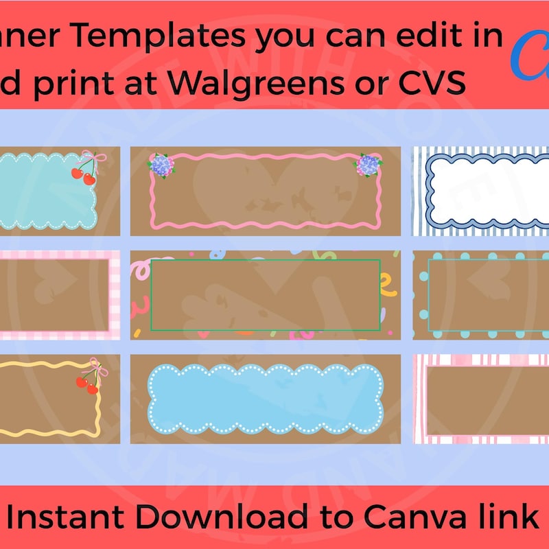 Walgreens Banner - Etsy