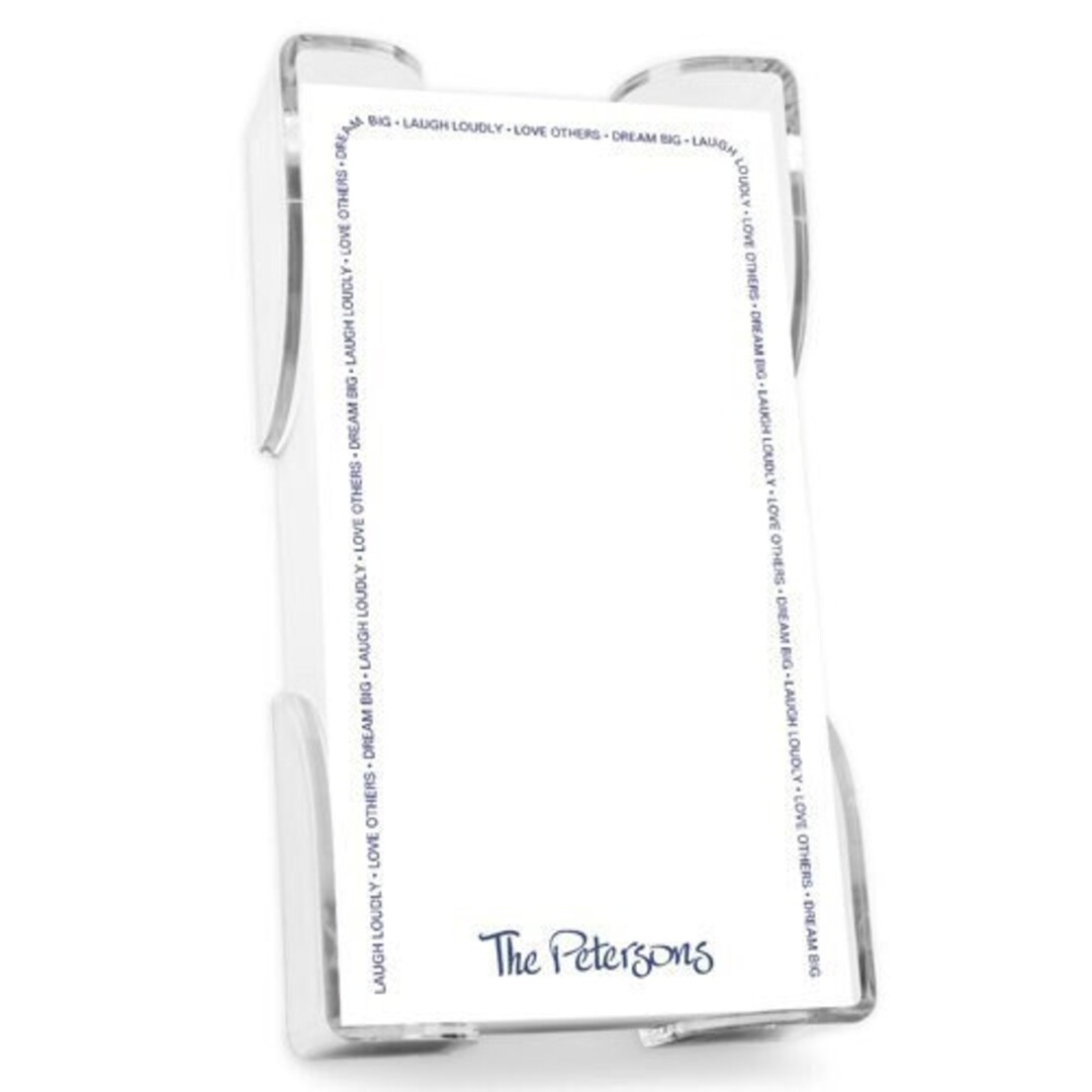 Family Arch List in Lucite Holder - Embossed Graphics - FAST TURNAROUND ...