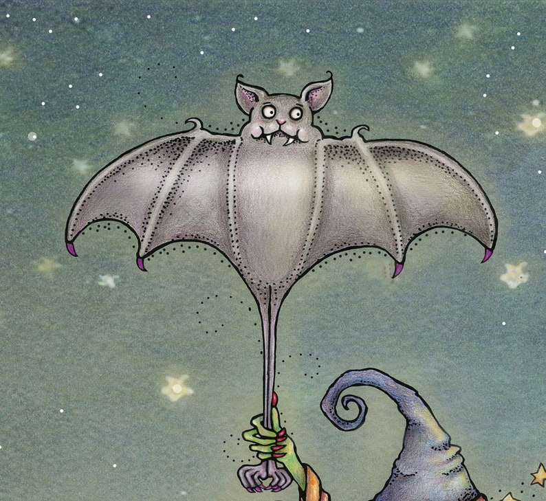 The Bat, the Cat, the Rat and the Spider - Etsy