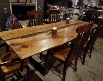 Live edge table | Etsy