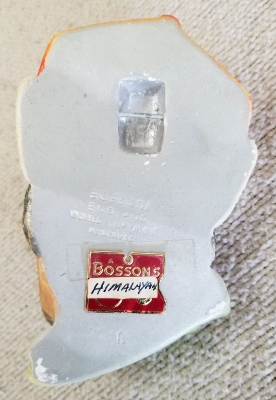 Bossons himalayan 1966 Chalkware Wall Sculpture Head Excelnt Congleton ...