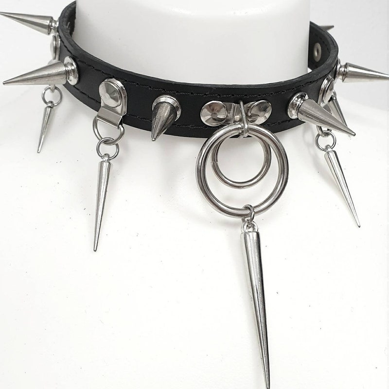 Spiked Choker - Etsy