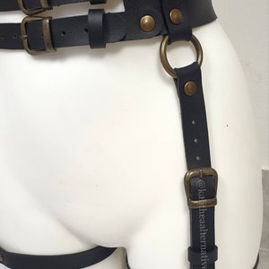 Grunge Goth Antique Brass Statement Leg Harness - Etsy