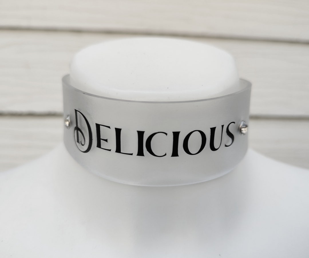 Gothic Delicious Frosty Glass Effect Choker - Fancy Goth Rhinestones ...