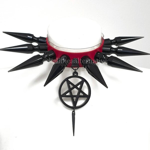 Spiked Collar - Etsy UK