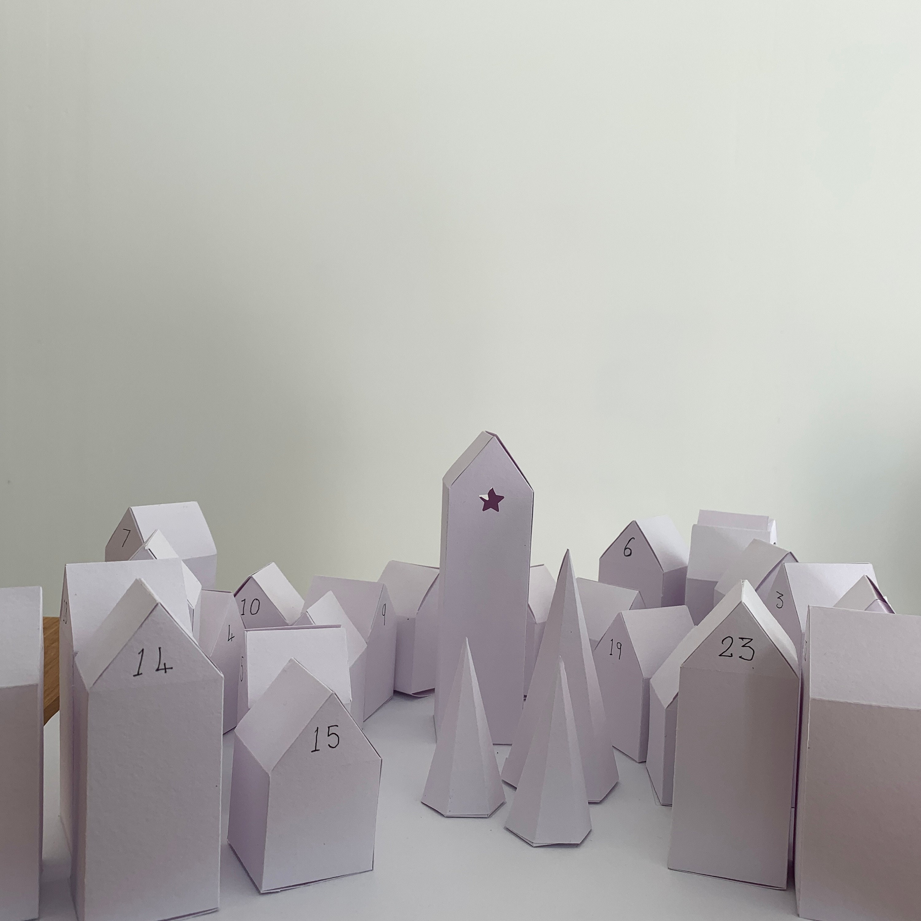 Luxury 3D Advent Calendar Template & Instructions - Etsy