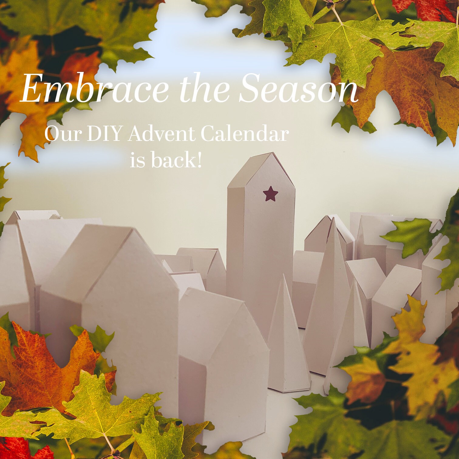 Luxury 3D Advent Calendar Template & Instructions - Etsy