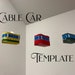 DIY Cable Car Template & Poster - Etsy