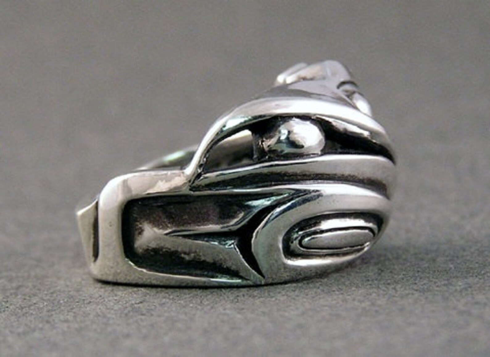 Sterling Silver Raven Ring - Etsy