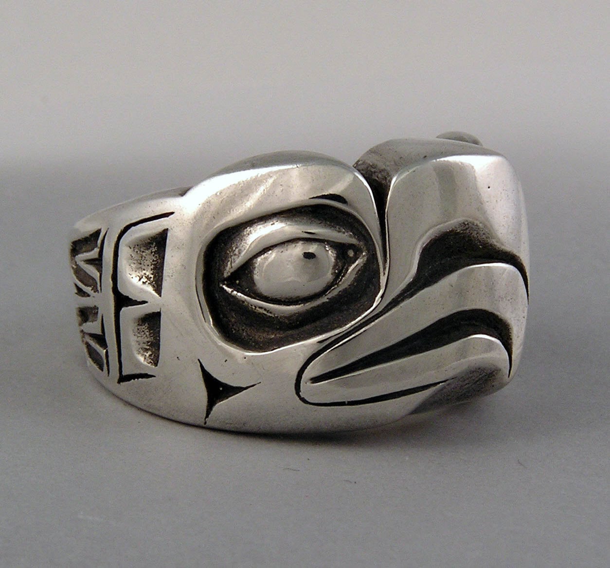 Sterling Silver Eagle Ring Design 303 - Etsy