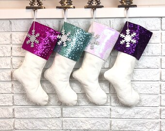 Pink stocking | Etsy