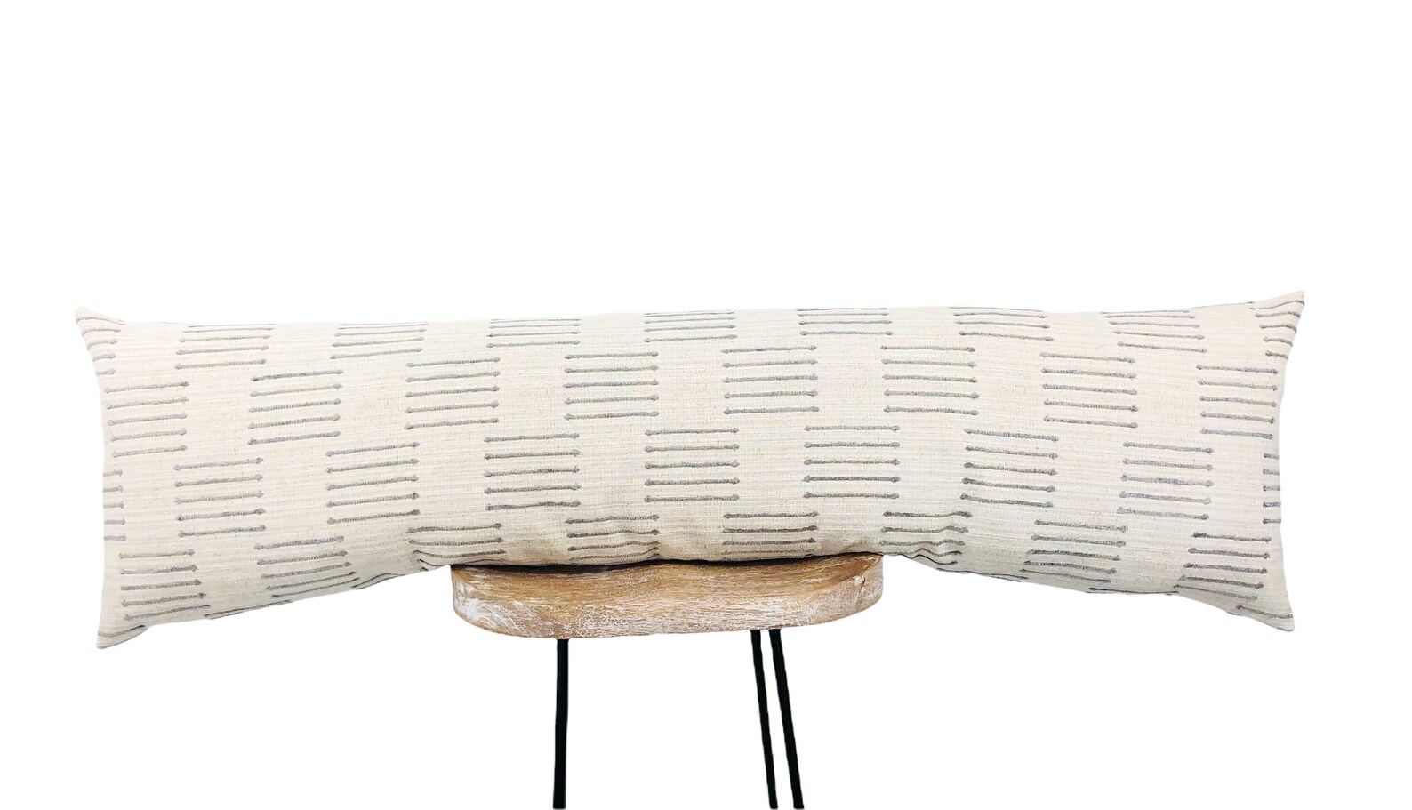 Large Lumbar Pillow Cover 12x48 14x48 Queen or King Grey - Etsy