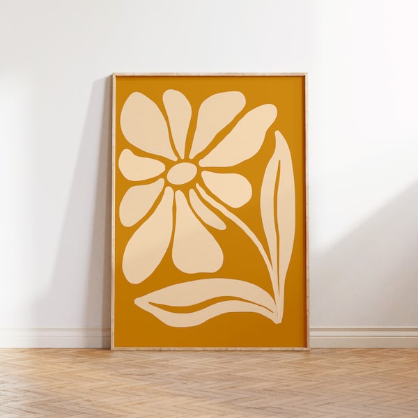 Yellow Flowers Print - Etsy