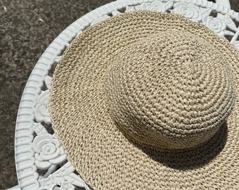 Wicker Hat | Etsy