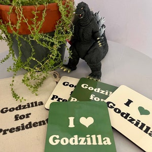 Coaster - Godzilla Set of Four - Etsy