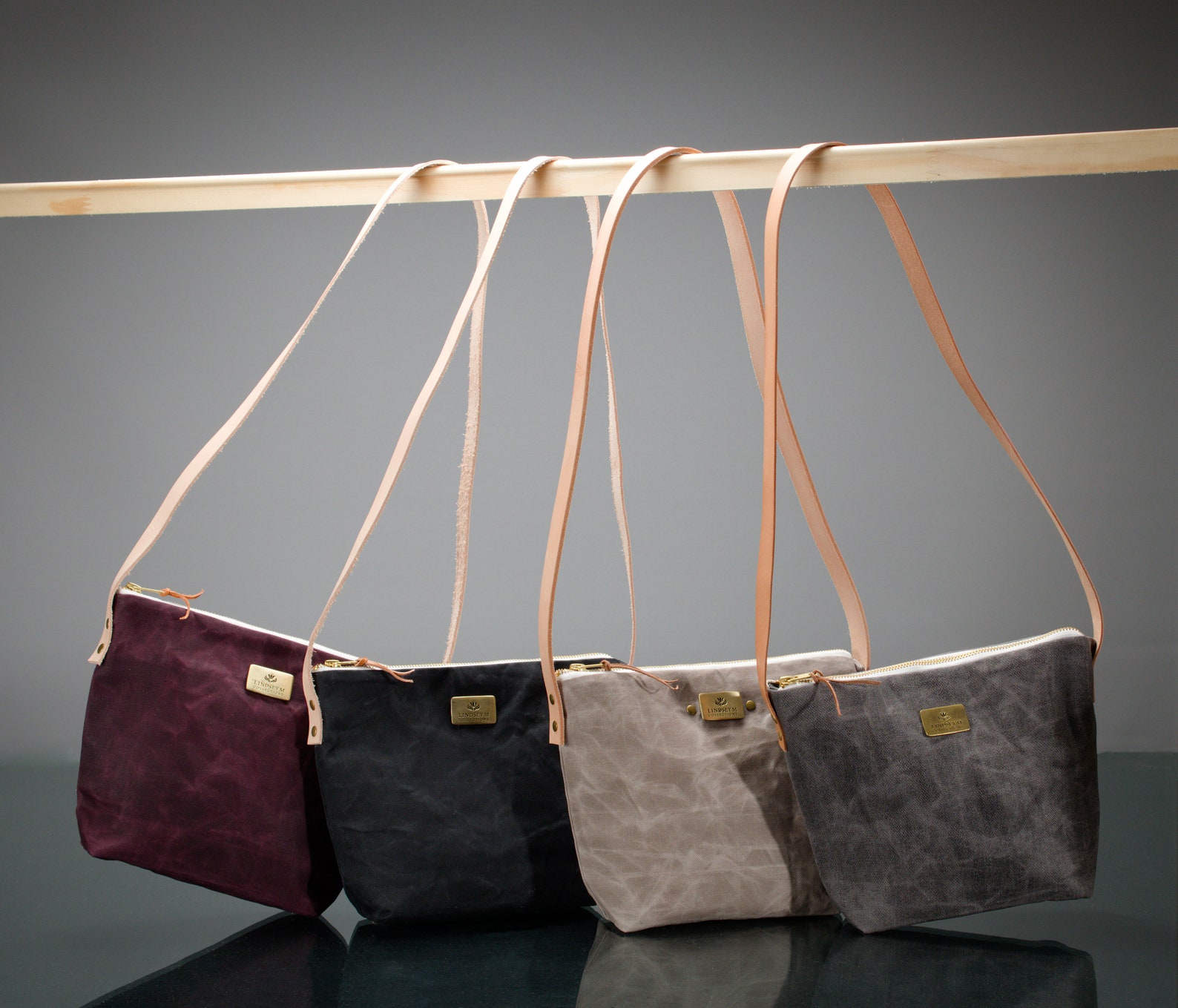 Small Waxed Canvas Shoulder Purse | Eco Mini Purse | Durable Canadian ...