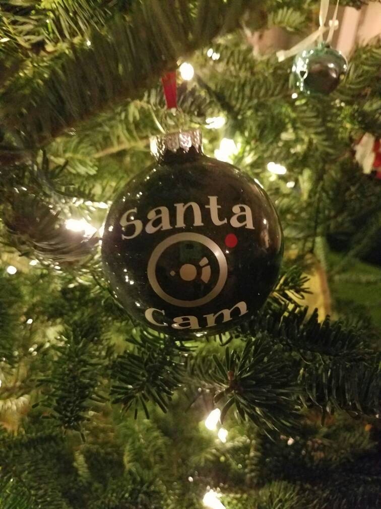 Santa Cam, Ornament, Santa Spy Cam, Gift for Kids,christmas Ornament ...