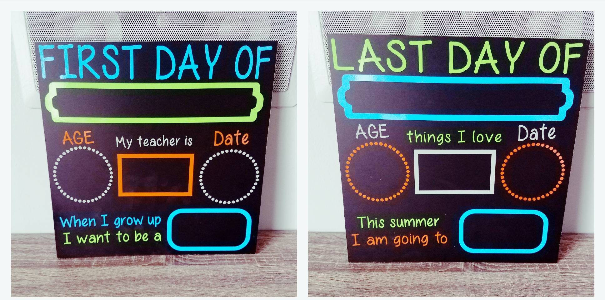 1st Day of School Chalkboard - First Day of School Chalkboard - Back to ...