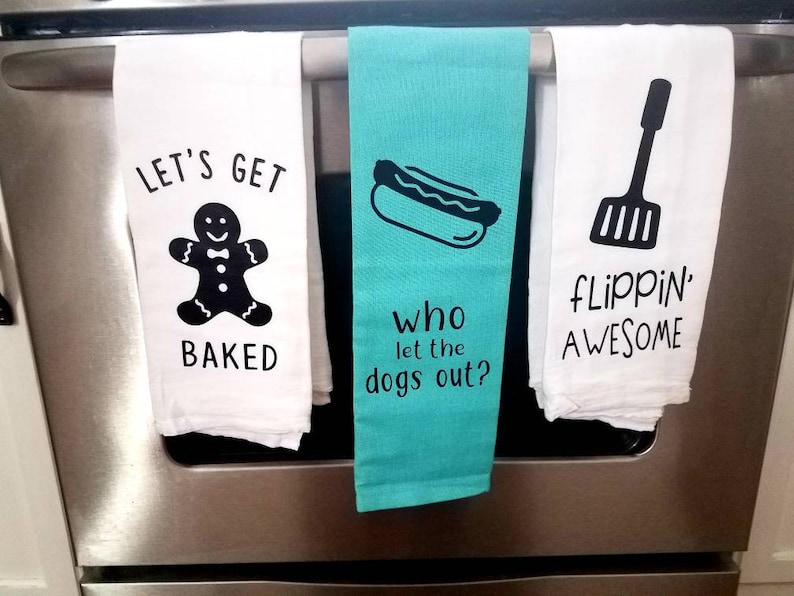 Funny Kitchen Towel Funny Kitchen Decor Housewarming Gift - Etsy