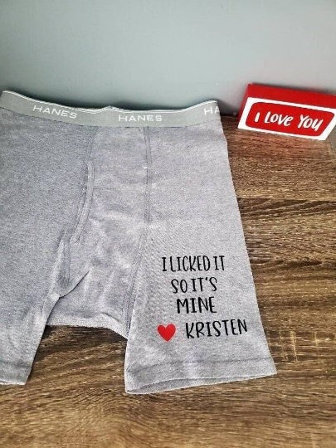 Personalized Boxer Briefs, Valentines Gift for Boyfriend, Husband ...